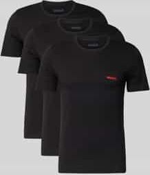 HUGO BOSS T-Shirt mit Label-Print im 3er-Pack