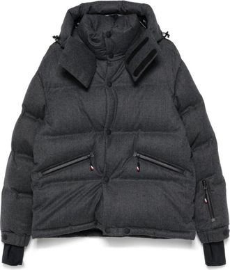 Moncler Gepolsterte Graue Winterjacke - - Jackets - Herren - Grau - XL