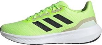 adidas Homme Runfalcon 3.0 Shoes, Green Spark / Core Black / Putty Grey, 44 EU