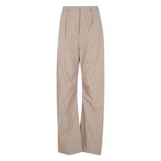 Maison Margiela Wide Leg Hosen - - Trousers - Damen - Beige - M