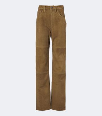 Altuzarra Pantalon droit Mills en daim