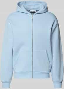 Review Regular Fit Sweatjacke mit Rei&szlig;verschluss