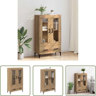 vidaXL Hochstuhl - Highboard Artisan-Eiche 69,5 x 31 x 115 cm Holzwerkstoff