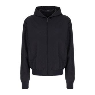 Gucci GG Cotton Canvas Zip Jacket - - Sweatshirts & Hoodies - Herren - Blau - XL