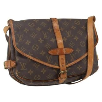 Louis Vuitton Sac bandouli&egrave;re en toile Pre-owned - Femme - Pre-owned - Brun - Taille: ONE Size