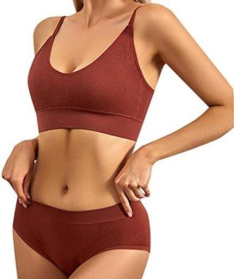 Generic Ski Hommes Et Pantalon Anneau Acier Dans Le Dos Gilet &Agrave; Bretelles R&eacute;glables, Poitrine Fine, Soutien-gorge Bonnet Triangle Sous-v&ecirc;tements Rouge Sexy, m