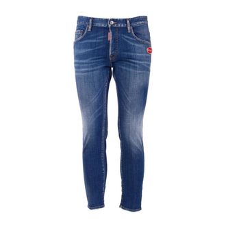 Dsquared2 Herren Blaue Jeans Fr&uuml;hling/Sommer Mode - - Jeans - Herren - Blau - S