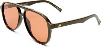 Le Specs unisex, Accessoires, Noir, Taille: 56 MM Tragic Magic Aviator Lunettes de soleil