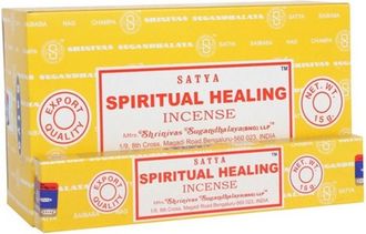 Anemone Anemone - Enecens SATYA Premium - Nat&uuml;rliche und holzige St&auml;bchen - Packung zu 15g (Spiritual Healing, 12 Schachteln)