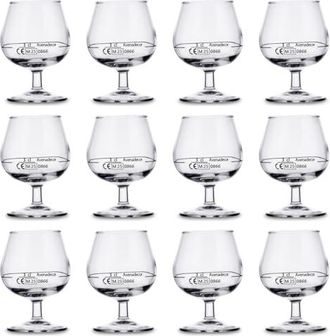 Arcoroc Set 12 Cognacgläser aus Glas, 15 cl, Marke 3cl
