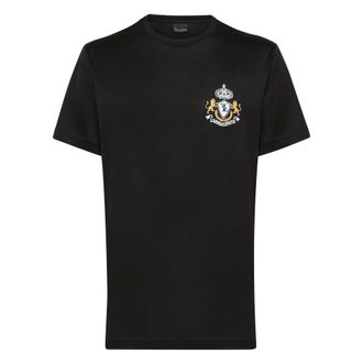 Billionaire Boys Club Homme, Tops, Noir, Taille: XS T-shirt Col Rond MC Double Lion