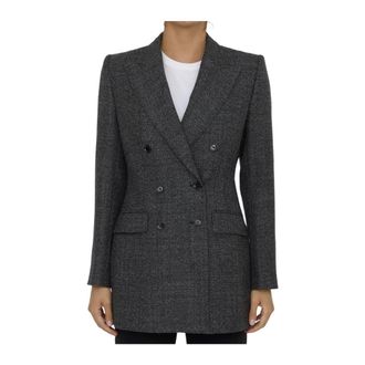 Dolce & Gabbana Doppelreihige Jacke - - Jackets - Damen - Grau - 2XL
