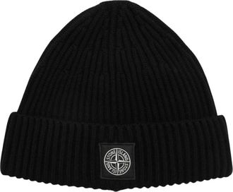 Stone Island Bonnet c&ocirc;tel&eacute; - Homme - Accessoires - Noir - Taille: ONE Size