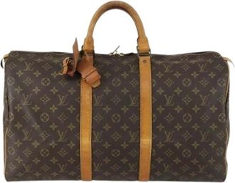 Louis Vuitton unisex, Pre-owned, Brun, Taille: ONE Size Sac Week-end Pre-owned en Toile