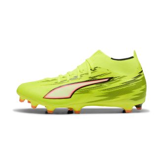 Puma ULTRA 6 MATCH+ FG/AG Fu&szlig;ballschuhe Unisex, Schuhe, Gelb, 40.5