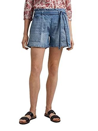 Esprit edc by Esprit 041CC1C305 Shorts en Jean, 903/Blue Light Wash, 26 Femme