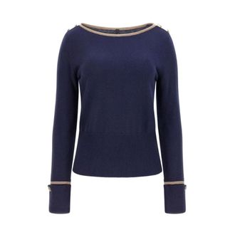 Marciano Femme, Pulls, Bleu, Taille: 38 FR Maglia Molly LS Boat Neck