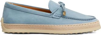 Tod's Tods Loafer - Flat Shoes Clear Blue - Gr. 37,5 (EU) - in Blau - f&uuml;r Damen