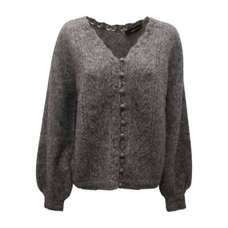 Emma & Gaia 45M752 Cardigan - - Knitwear - Damen - Grau - L