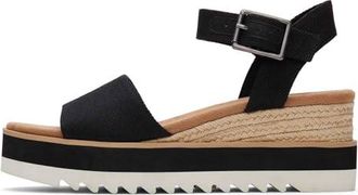 Toms Sandales Diana pour femme, noir, 36.5 EU