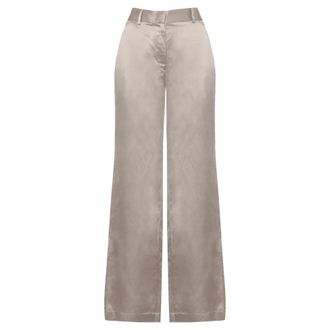 PANICALE Wide Hosen - - Trousers - Damen - Beige - 2XL