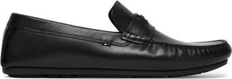 Tommy Hilfiger Mokassins Hardware Hilfiger Driver Shoe FM0FM05838 Schwarz