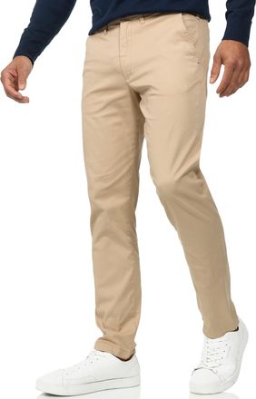 Indicode Herren INWasling Stretchhose aus Baumwolle mit 5 Taschen | Herrenhose Stretch Hose M&auml;nner Irish Cream, 36/32