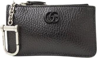 Gucci unisex, Pre-owned, Noir, Taille: ONE Size Portefeuille en cuir Pre-owned