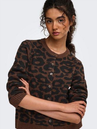 Only Strickjacke ONLALIVIA O-NECK BUTTON CARDIGAN KNT Materialmix, regular fit