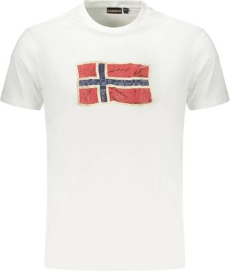 Napapijri Kurz&auml;rmeliges T-Shirt - - Tops - Herren - Wei&szlig; - 3XL