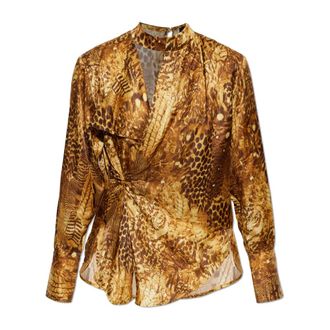 AllSaints Zellie Shirt - - Blouses & Shirts - Damen - Braun - XS