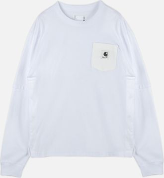 sacai Langarm-t-shirt Sacai x Carhartt Wip