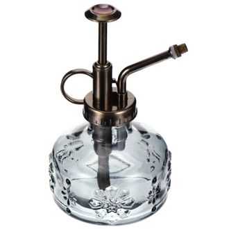 Lurrose Glasgie&szlig;kanne im Vintage Design mit Bronzefarbenem Kopf Pflanzenspr&uuml;her f&uuml;r Bonsai und Zimmerpflanzen Ergonomischer Griff Pr&auml;zise Wasserf&uuml;hrung f&uuml;r Ga