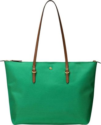 Ralph Lauren Femme, Sacs, Vert, Taille: ONE Size Keaton 26 Tote Medium