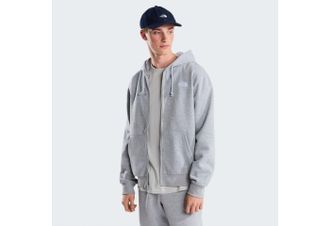 The North Face Sweatjacke M EVOLUTION SIMPLE DOME REGULAR FULL ZIP mit durchgehendem Rei&szlig;verschluss, Langarm-Ausf&uuml;hrung, gerader Schnitt