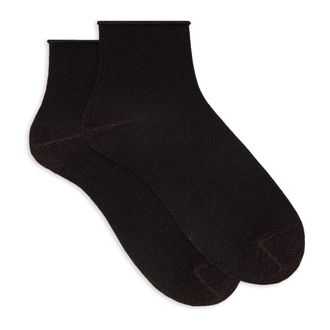 Gallo Gallo, Femme, Sous-v&ecirc;tements, Violet, Taille: ONE Size Short Shimmer Socks