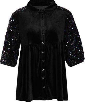 Faina Bluse Frauen Schwarz