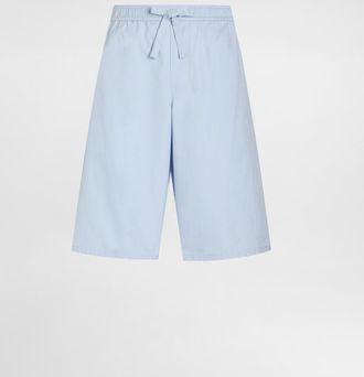 Dolce & Gabbana Logo-print Vanity Poplin Bermuda Shorts - Mann Hosen Und Shorts Multicolor 44