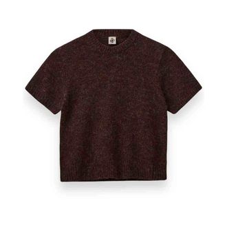 The Garment Alpaka Strick Tee - - Knitwear - Damen - Braun - M