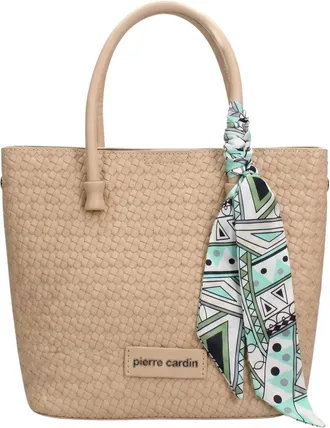 Pierre Cardin Sac fourre-tout de luxe Aveline - Femme - Sacs - Beige - Taille: ONE Size