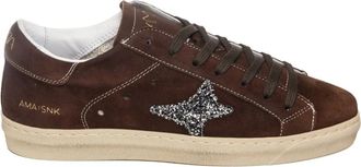 Ama brand Baskets D4708 - Femme - Chaussures - Brun - Taille: 36 EU