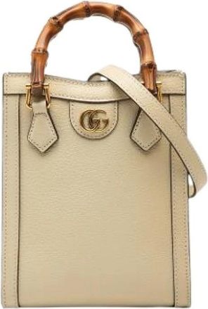 Gucci Sac Mini Diana Pre-owned - Femme - Pre-owned - Beige - Taille: ONE Size