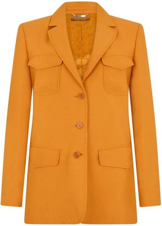 Alberta Ferretti Femme, Vestes, Orange, Taille: 36 FR Vestes