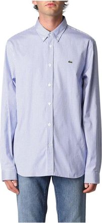 Lacoste Homme, Chemises, Bleu, Taille: M Chemise Oxford Coupe Régulière