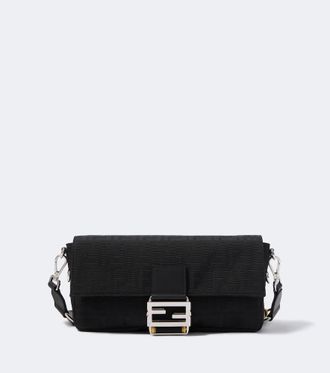 Fendi Crossbody Bag Baguette Urban FF Zucca