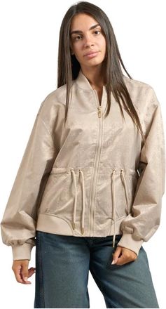 Guess Damen, Jacken, Beige, LGr&ouml;&szlig;e