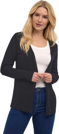 Kaffe Strickjacke KAfenia Damen Strickjacke Langarm Offen V-Ausschnitt Lang Cardigan XS, Midnight Marine