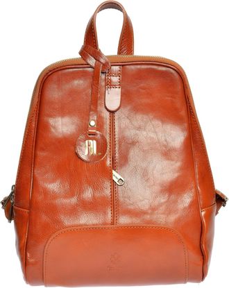 Anna Luchini Braun Rindsledertasche