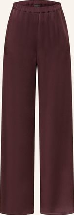 Antonelli Antonelli Firenze Marlenehose Aus Satin rot