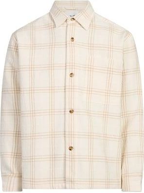 Nn.07 Chemise Adwin &agrave; carreaux en coton m&eacute;lang&eacute;